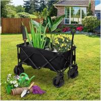China Convenient and Portable Folding Wagon for Outdoor Adventures 260KGS Weight Capacity for sale