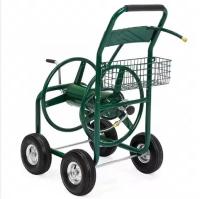 China Durable Four Wheel Garden Hose Reel Cart for Easy Portability in Qingdao for sale