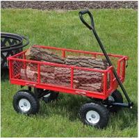 China Iron Folding Garden Cleaning Cart with 17KGS Weight Capacity and Heavy Duty Construction for sale