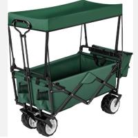 China 300LBS Capacity Four-wheel Collapsible Folding Garden Cart for Custom Logo and Camping for sale