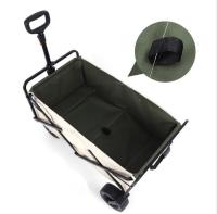 China Custom Logo Iron Collapsible Folding Garden Cart for Outdoor Activities for sale