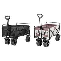 China Collapsible Folding Beach Wagon for Outdoor Garden Camping 15LBS Capacity Four Wheels for sale