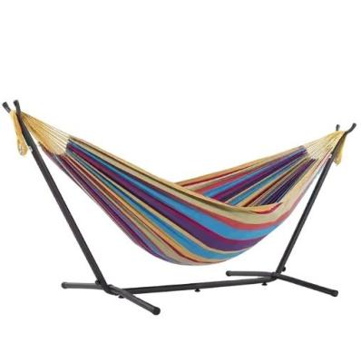 China Babies and Kids Outdoor Garden Hammock With Stand Portable Swing Standing Hammock for sale