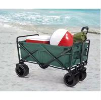 China 260KGS Capacity Outdoor Garden Cart Wide Wheels And Collapsible Energy Efficient for sale