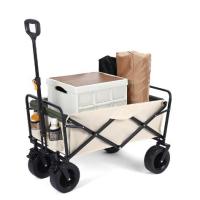China 260KGS Capacity Collapsible Folding Utility Wagon For Outdoor Camping And Beach for sale