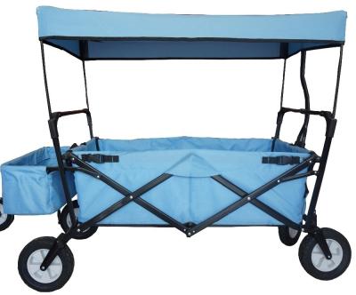 China Removable Canopy Heavy Duty Outdoor Wagon Carts for Beach Shopping Picnic Camping Sports for sale