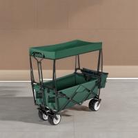 China Removable Canopy Heavy Duty Outdoor Wagon Carts for Beach Shopping Picnic Camping Sports for sale