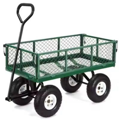 China Steel Outdoor Wagon Cart Carrying Tools And Groceries Foldable Beach Trolley for sale