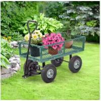 China Steel Outdoor Wagon Cart Carrying Tools And Groceries Foldable Beach Trolley for sale