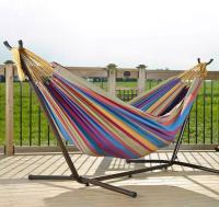 China Weather Resistant Hammock Swing Chair Easy Collapsible Outdoor Canvas Hammock for sale