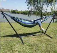 China Weather Resistant Hammock Swing Chair Easy Collapsible Outdoor Canvas Hammock for sale