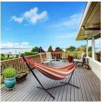 China Weather Resistant Hammock Swing Chair Easy Collapsible Outdoor Canvas Hammock for sale