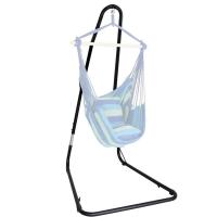 China Outdoor Swing Chair With Stand 260KG Capacity Comfortable With Custom Design for sale