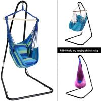 China Outdoor Swing Chair With Stand 260KG Capacity Comfortable With Custom Design for sale
