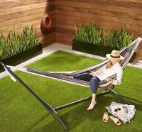 China Outdoor Canvas Hammock Swing Modern Style Beach Cotton Canvas Hammock for sale