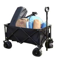 China Qingdao Port Steel Foldable Shopping Wagon for Convenient Transport and Loading for sale