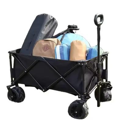 China Qingdao Port Steel Foldable Shopping Wagon for Convenient Transport and Loading for sale