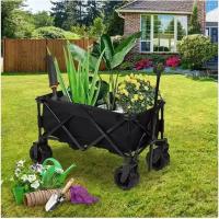 China Qingdao Port Steel Foldable Shopping Wagon for Convenient Transport and Loading for sale