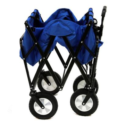 China 450lbs Heavy Duty Folding Double Decker Wagon With Brakes 400L Large Capacity 54