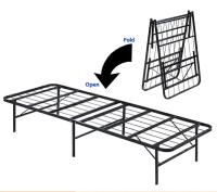 China Folded Customized Logo Bed Frame For Business's Customized Success for sale