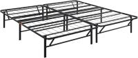 China 75 X 39 X 14 Inches Folding Metal Bed Frame With Foldable Convenient Metal Legs for sale