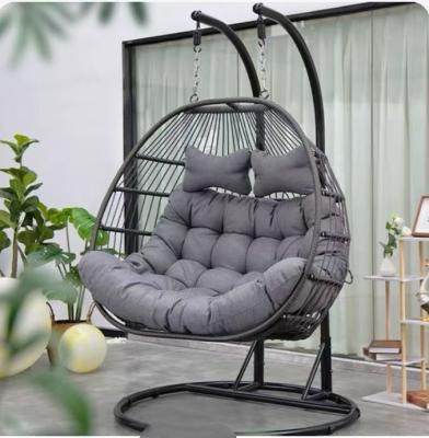 China Outdoor Wrought Iron Hammock Stand With Iron Tube Frame And Non Mail Packing for sale