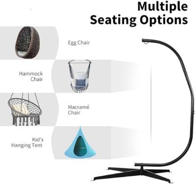 China Upgrade Relaxation Experience Hammock Swing Chair Iron Tube Frame Mail Packing for sale
