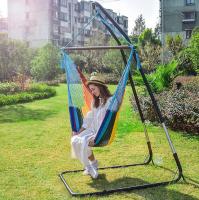 China Get Ultimate Relaxation Experience Wrought Iron Hammock Stand Mail Packing N for sale