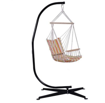 China Wrought Iron Hammock Stand Up To 80kg Weight Capacity Lightweight Sturdy for sale