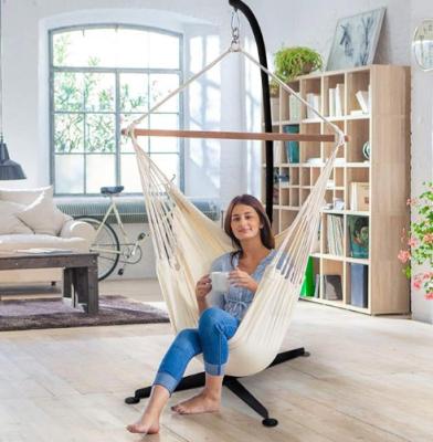 China Experience Ultimate Relaxation with Wrought Iron Hammock Stand and Hammock Swing Chair Up To 180kg Weight Capacity for sale