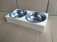 China Pet wooden feeding rack/dog food rack/dog food tray/cat food rack for sale