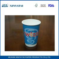 China Insulated Double Walled Paper Coffee Cups for Drinking Hot Coffee / Cold Beverage for sale