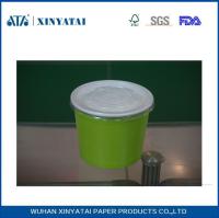 China 4oz Printed Frozen Yogurt Paper Cup , Disposable Ice Cream Cups with PE Coated Paper for sale
