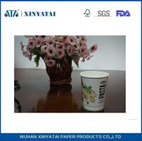 China 4oz Custom Logo Double Wall Paper Cups for Hot Coffee / Cold Drink Eco-friendly and Colorful for sale