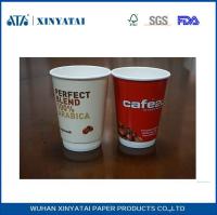 China Eco-friendly Recyclable Paper Cups 16oz  Double Wall Paper Coffee Cups for Hot Drink for sale