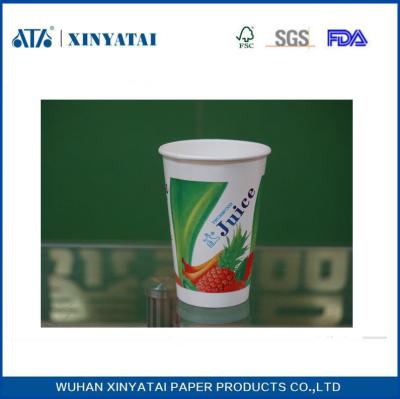 China Recycled Cold Drink Paper Cups Disposable Coffee Cups with Custom Printed Logo for sale