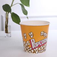 China Eco - friendly Recycled Paper Popcorn Buckets with Customized Printing 46oz 1340ml for sale
