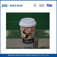 China 22oz Custom Impermeable Disposable Cold Drink Paper Cups with Lids for Coffee Shop for sale