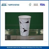 China 22oz Custom Impermeable Disposable Cold Drink Paper Cups with Lids for Coffee Shop for sale