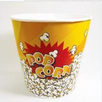China Greaseproof and Waterproof Paper Popcorn Containers 64oz Popcorn Bucket for sale