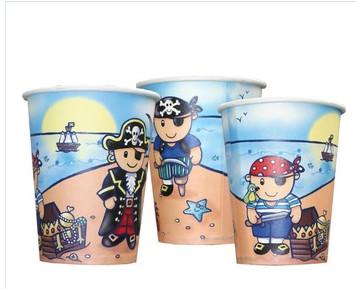 China Customized Logo Printing Paper Popcorn Buckets for Cinema , Printed Big Popcorn Bowls for sale