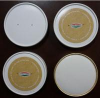 China Dome  or Flat Custom Coffee Cup Lids for Paper Cups , PET / PS / Paper Material for sale