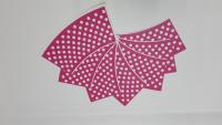 China Pink and Green Flexo Printing Paper Cup Fan for Making Paper Beverage Cups for sale