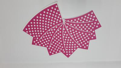 China Pink and Green Flexo Printing Paper Cup Fan for Making Paper Beverage Cups for sale