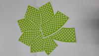 China Pink and Green Flexo Printing Paper Cup Fan for Making Paper Beverage Cups for sale