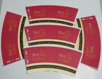 China Colorful Custom Printed PE Coated Cup Paper Fan with Flexo or Offset Printing for sale
