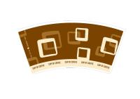 China Eco-friendly Ice Cream Paper Cup Fans ,  Single Wall Disposable Paper Cups Blank for sale