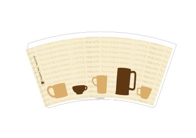China Eco-friendly Paper Cup Fan Paper Cup Raw Material with Custom Printing for sale