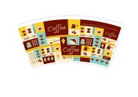 China Eco-friendly Paper Cup Fan Paper Cup Raw Material with Custom Printing for sale