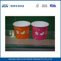 China 10oz 12oz 16oz Pape Disposable Ice Cream Cups , Customized Recyclable Frozen Yogurt Cup for sale